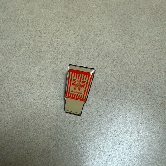 Whataburger | Office | Whataburger Orange And Silver Enamel Pin | Poshmark